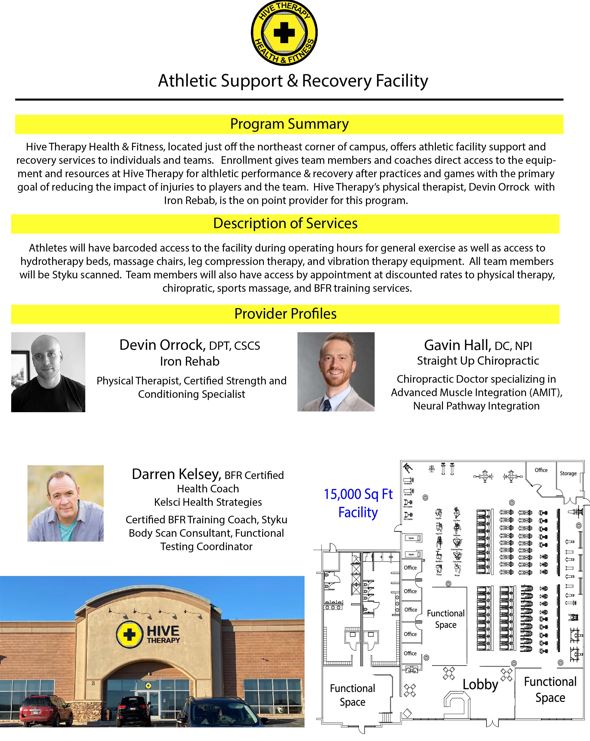 Athletic Support & Recovery - Hive Therapy Health & Fitness
